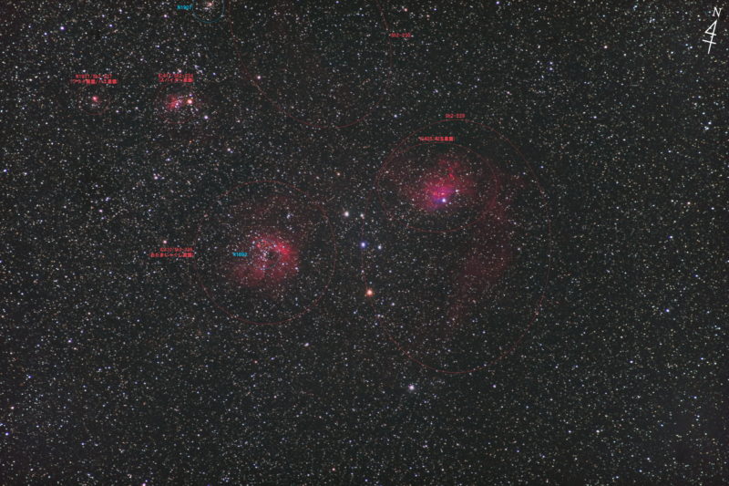 IC405（勾玉星雲）の写真と位置がわかる星図や撮影データ｜天体写真ナビ