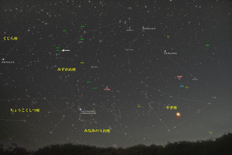 NGC7723の写真と位置がわかる星図や撮影データ｜天体写真ナビ